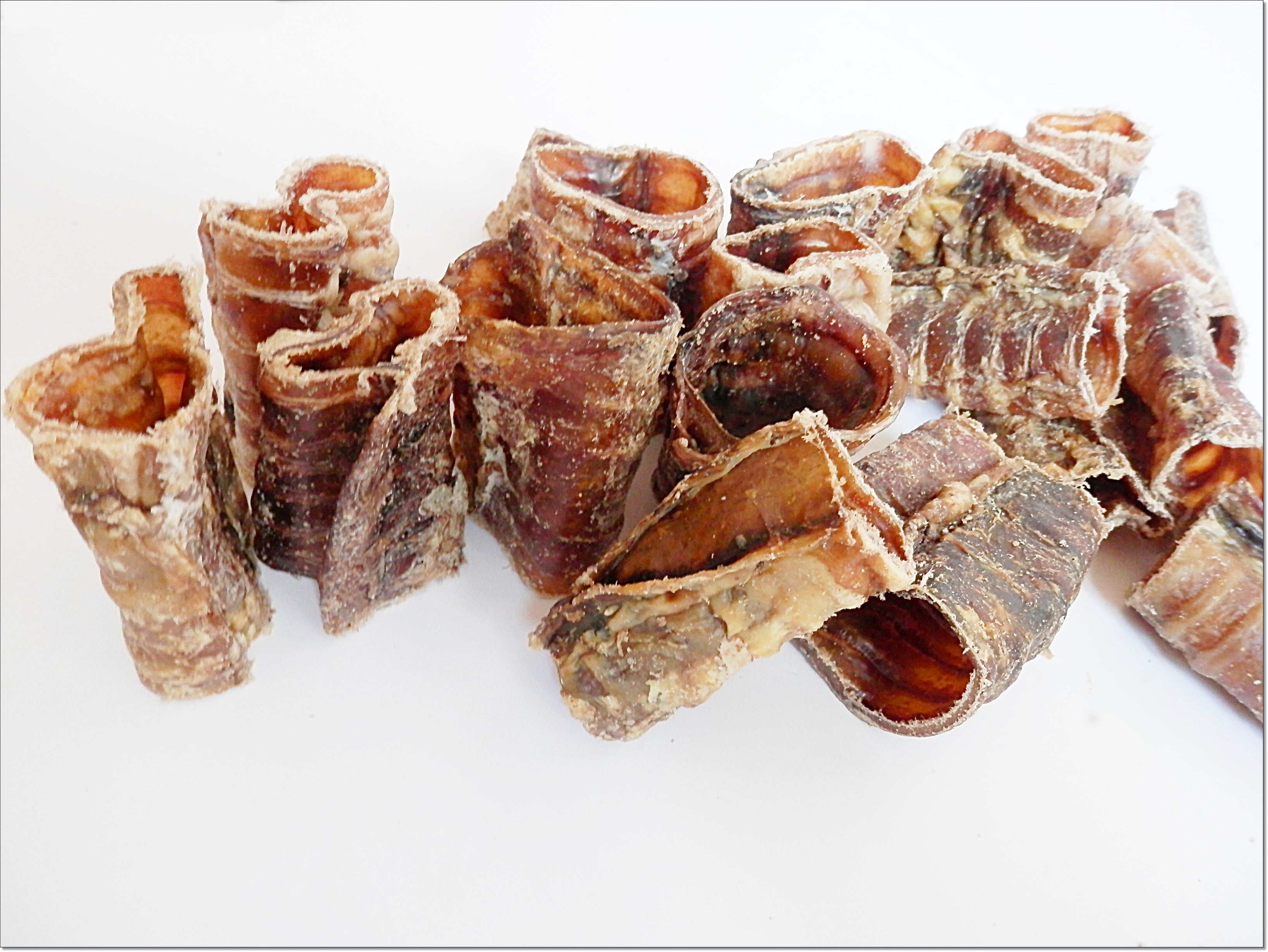 Beef Trachea Pipe 3-5 cm Jerky 100% Natural Dried Dog Treats ...