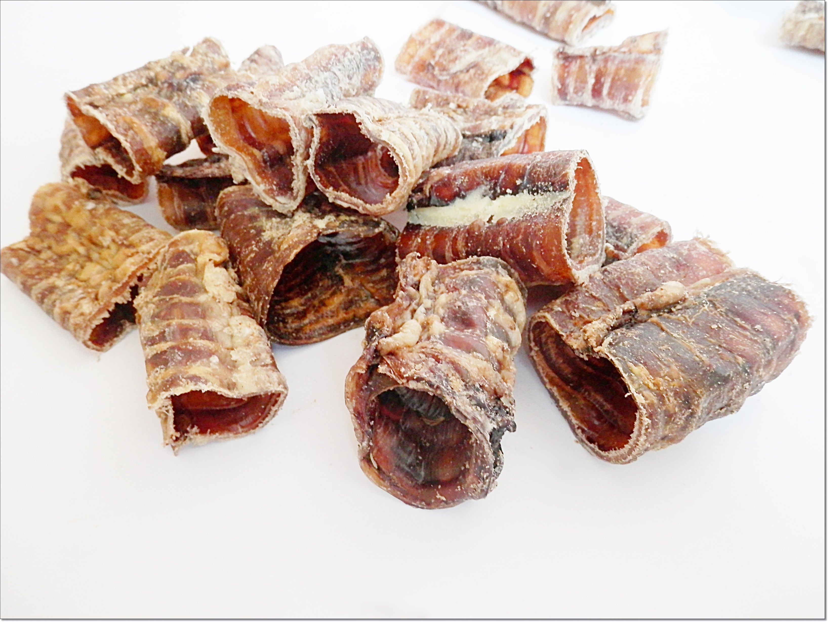 Beef Trachea Pipe 3-5 cm Jerky 100% Natural Dried Dog Treats ...